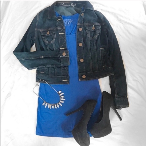 Primark | Dresses | Primark Royal Blue Bodycon Mini Dress | Poshmark
